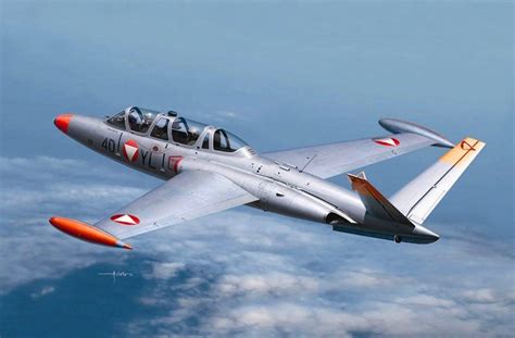 Fouga Cm 170r Magister Austrian Air Force Aviones Militares Aviacion