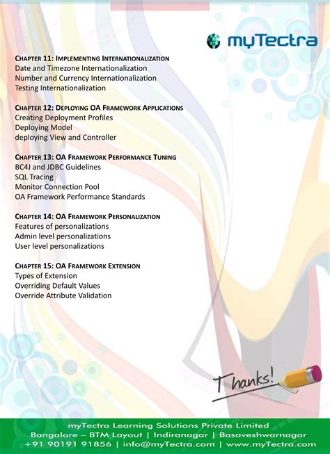 Oracle Framework Training In Bangalore By Mytectra Pdf