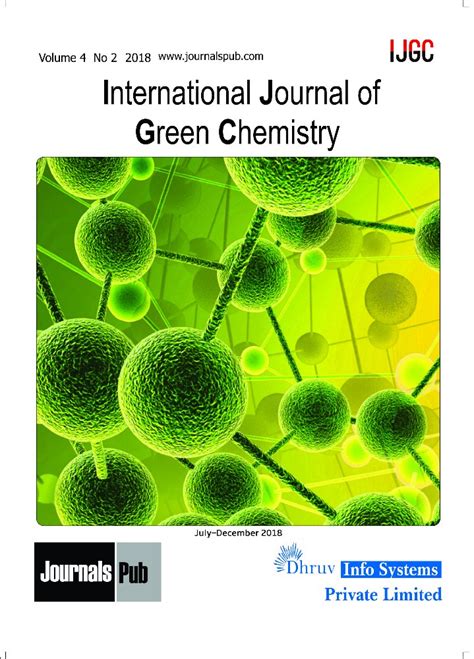 International Journal Of Green Chemistry At Rs 3250volume In Noida
