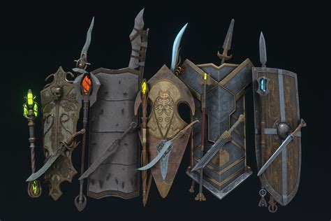 Fantasy Weapon Pack 3 3d 무기 Unity Asset Store