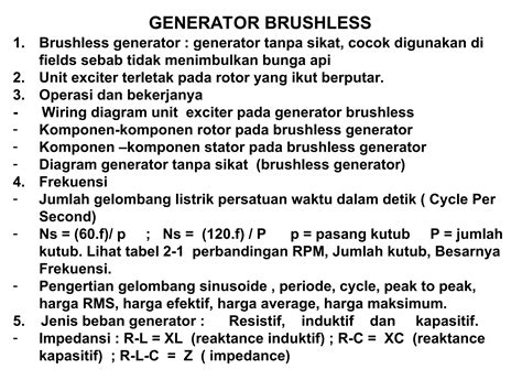 Materi 3 Generator Sinkron Pada Pembangkit Listrik Ppt