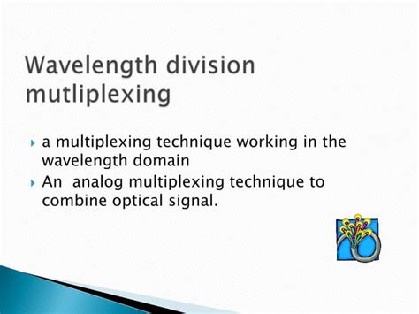Wavelength Division Multiplexing Pptx Computer Networking Computing