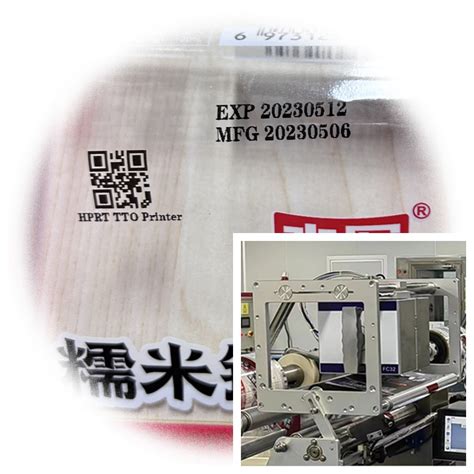 Date Printer For Packing Machines 32mm 53mm Thermal Printhead Tto Printer Tto Printer And