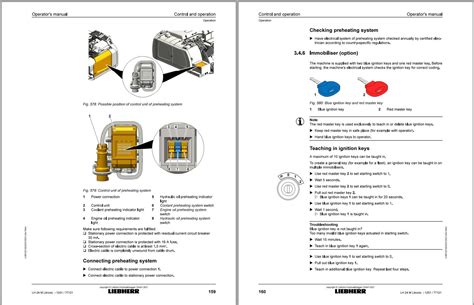 Liebherr Wheeled Excavator Lh18m Litronic Operator Manual 12258280 2021