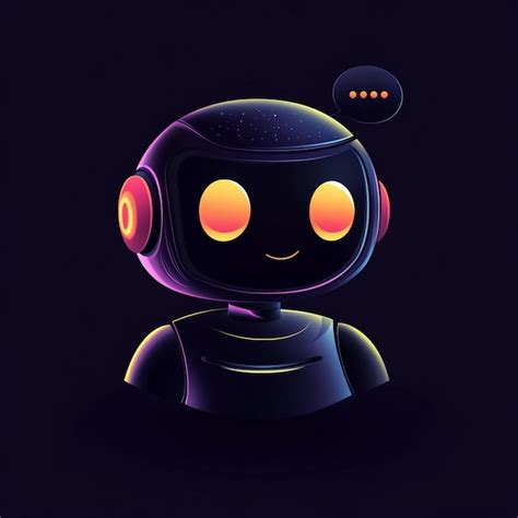 Chat Bot Logo Design Concept Premium Ai Generated Image