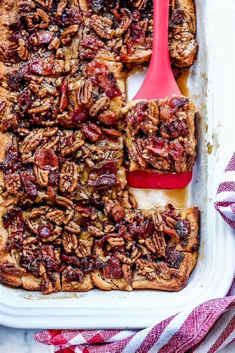 Overnight Maple Bacon French Toast Casserole Foodiecrush