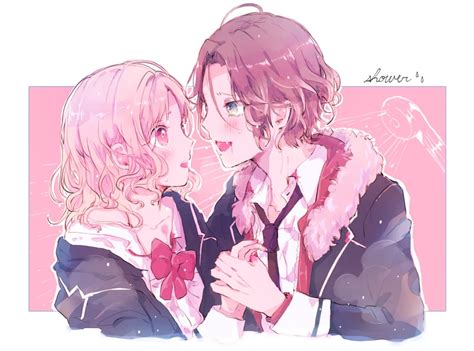 Komori Yui And Sakamaki Laito Diabolik Lovers Drawn By Hanoluno