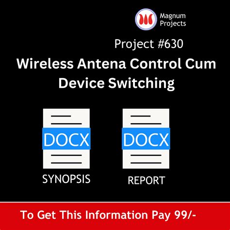 Wireless Antenna Control Cum Device Switching Projects For Final Year Engineering Babes