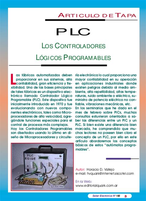 Pdf Plc Los Controladores LÓgicos Programables