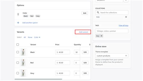 Shopify Variant Metafields Add And Display Metafields To Store