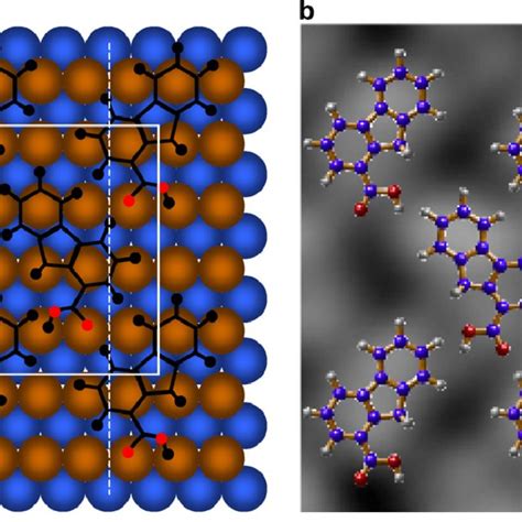 A Schematic Drawing Of The Herringbone Structure With Two Molecules