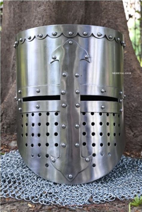 Templar Knight Crusader Helmet Crusader Helmet Authentic Medieval Armor