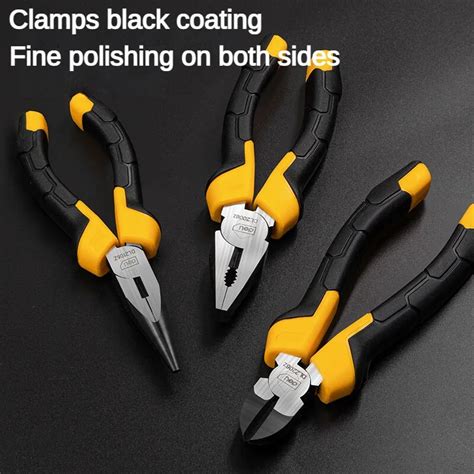 Deli 6 인치 범용 와이어 커터 대각선 커팅 펜치 다기능 하드웨어 수공구 전기 도구 Aliexpress