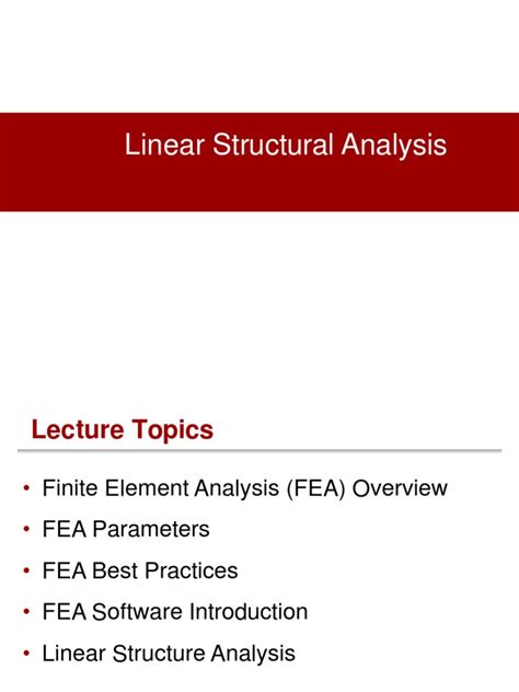 Lesson 2 S23 Linear Structural Analysis Pdf Strength Of Materials
