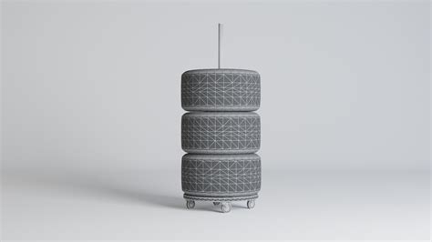 Wheel And Tire Dolly With Pole Pbr Model Turbosquid 1979181