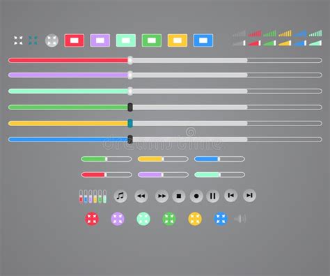 Media Player Interface Stock Illustration Illustration Of Device