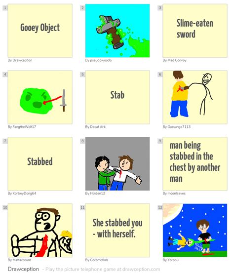 Gooey Object Drawception