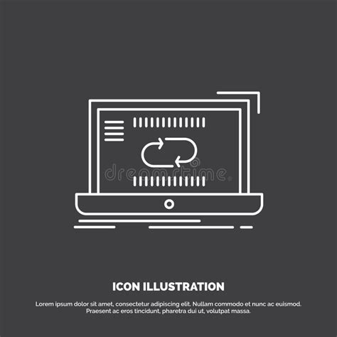 Communication Connection Link Sync Synchronization Icon Line