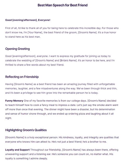 17 Best Man Speech Examples