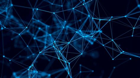 Premium Photo Abstract Background With Connecting Dots And Lines Network Connection Structure