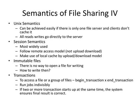 Ppt Distributed File Systems Powerpoint Presentation Free Download