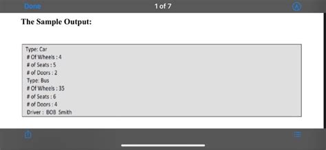 Solved Description Part1 Write The Code That Illustrates