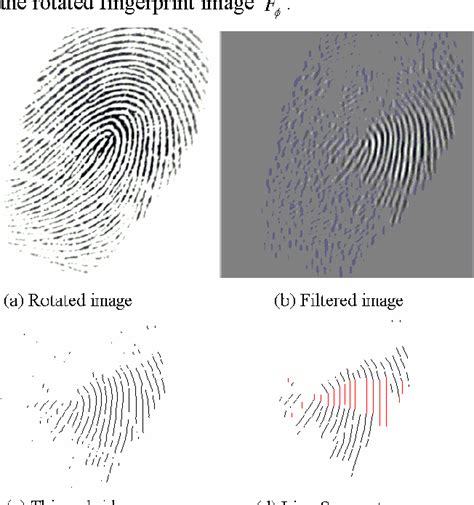 Figure 4 From A Novel Fingerprint Algorithm Based On Line Segment Chain