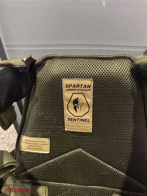 Spartan Armor Sentinel Swimmers Cut W Side Plates Level Iii