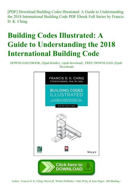 Pdf Download Building Codes Illustrated A Guide To Understanding The