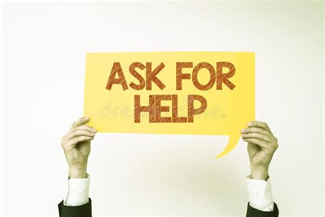 Handwriting Text Ask For Help Business Approach Request To Support Assistance Needed