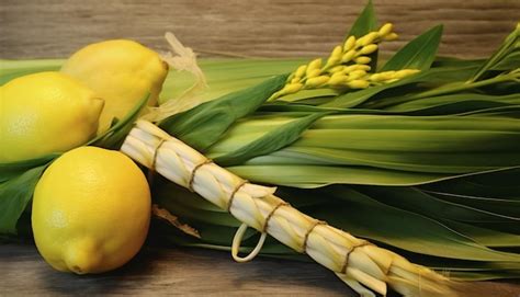 Premium Ai Image Lulav And Etrog For Sukkot
