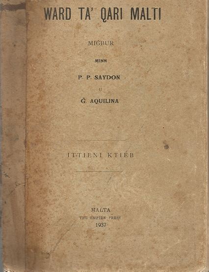 Ward Ta Qari Malti Tieni Ktieb Malta Online Bookshop