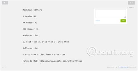 6 Trình Soạn Thảo Và Chuyển đổi Markdown Trực Tuyến Miễn Phí Tốt Nhất