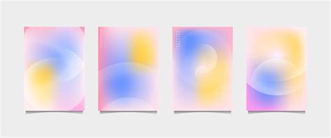 그라데이션 배경 벡터입니다 화려하고 기하학적 인 모양 별 및 유동적 인 색상의 귀엽고 미니멀 한 스타일의 포스터 소셜 미디어 포스터 배너 전단지를위한 현대적인 벽지 디자인