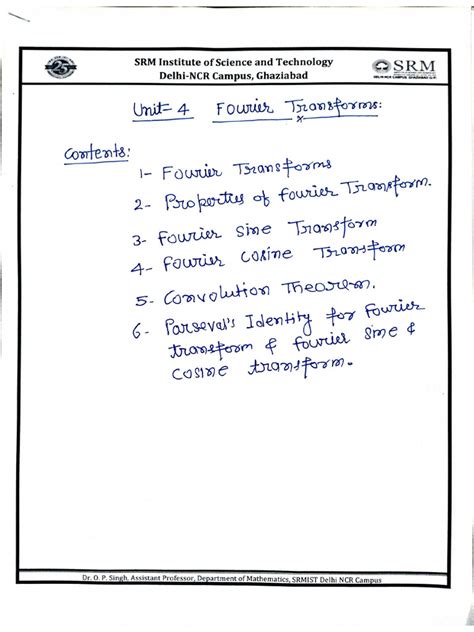 Lecture Notes Of Unit Iv Pdf