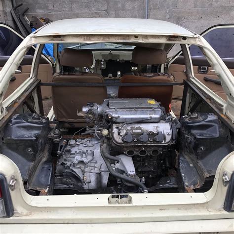 Rwd 1983 Civic With A Mid Engine Supercharged J32 V6 Engine Swap Depot