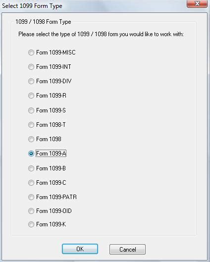 1099 A List 1 W2 Mate® Software Tutorials