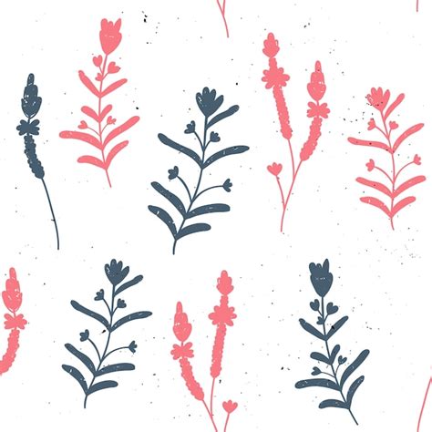 Premium Vector Vector Seamless Pattern With Herbs