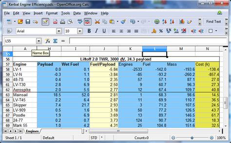 KSP Engine Efficiency Chart KSP1 Discussion Kerbal Space Program Forums