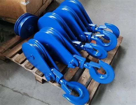 Heavy Duty Lifting Snatch Block With Single Pulley Hook Snatch Block And Snatch Block Pulley