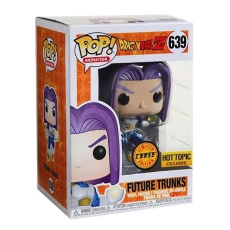 Funko Pop Animation Dragon Ball Z Metallic Future Trunks Vinyl Figure In Stock