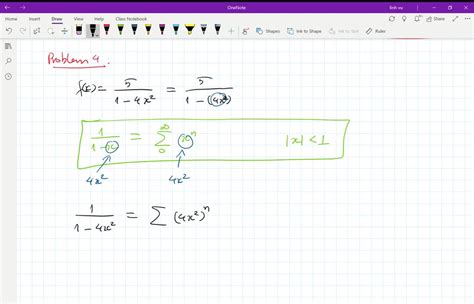 solved find a power series representation for the function and