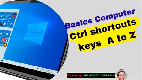 A To Z Shortcut Keys Ctrl Shortcuts Keys Of Computertopahtech Viral Ctrlshortcuts Yt Youtube