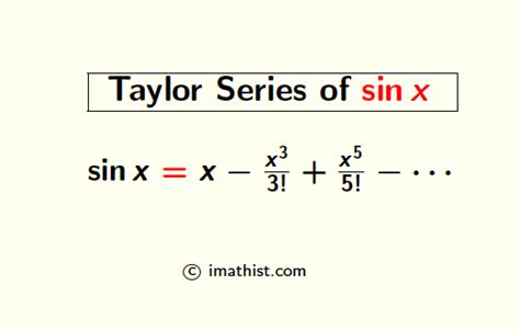 Maclaurin Series Of Sinx Taylor Series Of Sinx Imath