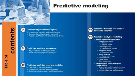 Table Of Contents Predictive Modeling Ppt Powerpoint Presentation