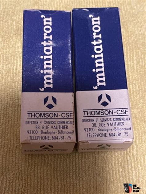 Pair Rare 6900 Bendix Killer Tube 5687wa Thomson Csf Opened Black Plate