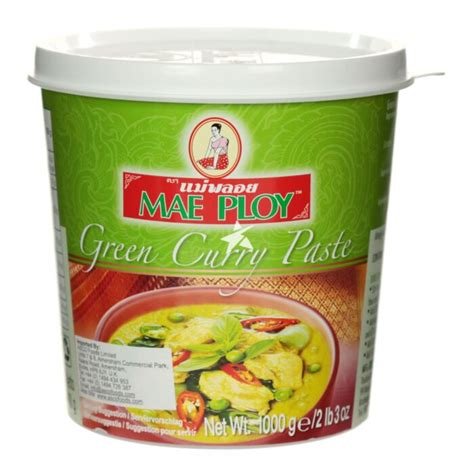 Buy Mae Ploy Green Curry Paste 1kg Thai Supermarket Online Uk Starry Mart