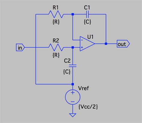 Op Amp Non Inverting Integrator With Reference Electrical