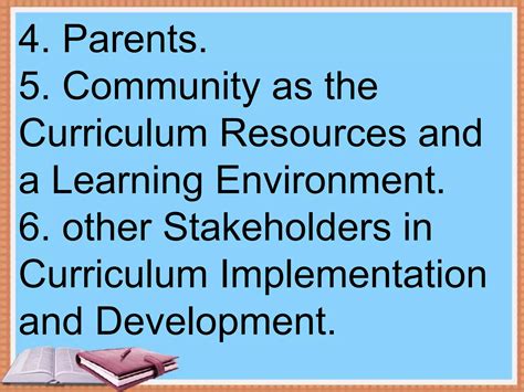 Lesson 4 Stakeholders In Curriculum Implementation Pptx