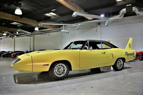 1970 Plymouth Superbird 440 Six Pack 4 Speed Manual 39312 Miles Yellow